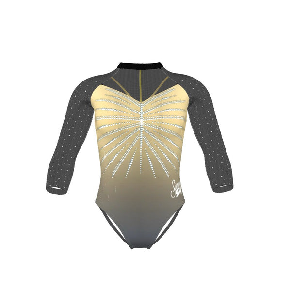 Simone Biles Go for Gold Long Sleeve Leotard | GK Elite