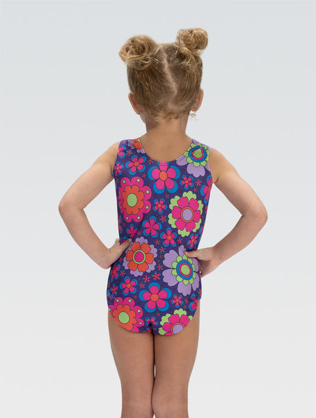 Disco Daisy Tank Leotard - Workout Leotard | GK Elite