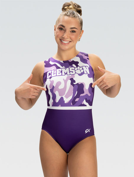 Clemson University Team Zero Tank Leotard | GK Elite