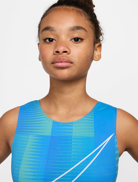 Youth GK | Nike Gymnastics Repeat Printed Performance Leotard | GK Elite