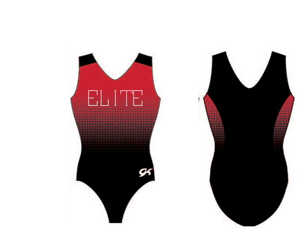 Branded V-Neck Leotard - Training Leotards | GK – GK Elite Sportswear