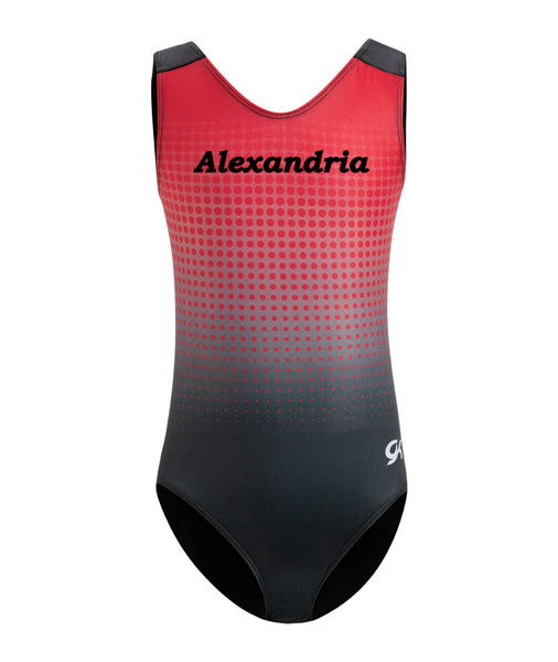 Branded V-Neck Leotard - Training Leotards | GK – GK Elite Sportswear