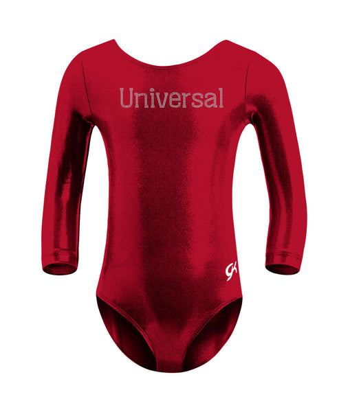 Scoop Back 3/4 Sleeve Mystique Competition Leotard | GK Elite